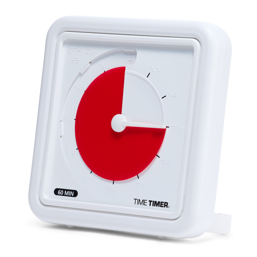 Time Timer Braille (8 Inch) [Red Disk] — Assistive Tech