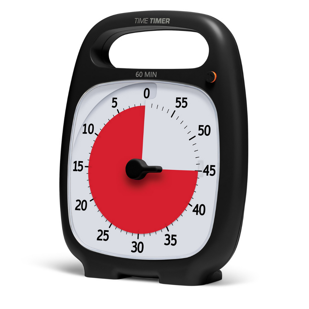 Time Timer Plus (60 Min) [Charcoal] — Assistive Tech