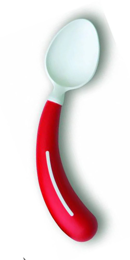 Henro-Grip Spoon (Red, Left-Handed) – Easy-Grip Adaptive Spoon for ...