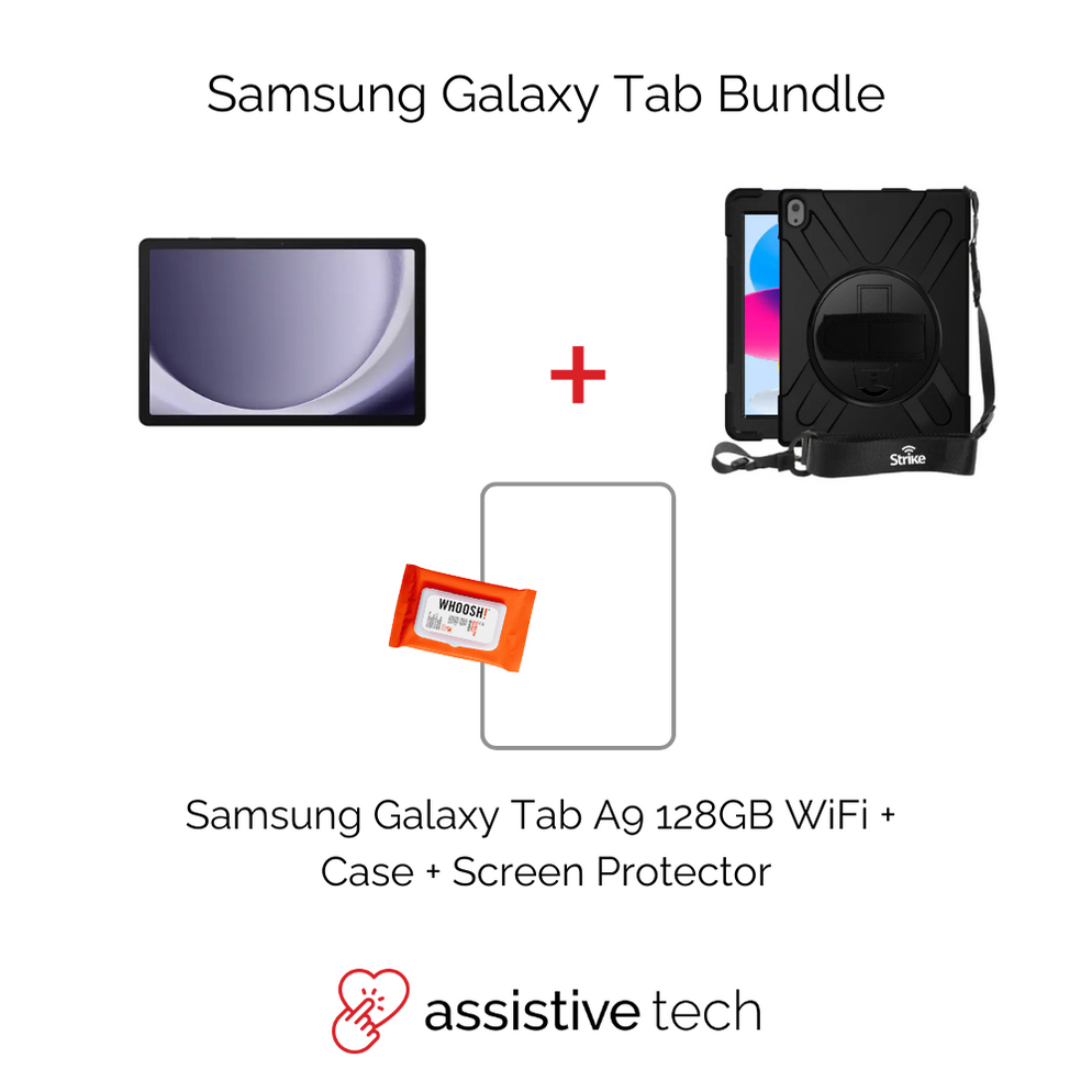 Samsung Galaxy Tab Bundle (A9+/128GB/Wi-Fi + SP + Strike Case ...