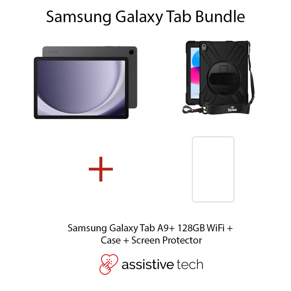 Samsung Galaxy Tab Bundle (A9+/128GB/Wi-Fi + SP + Strike Case ...