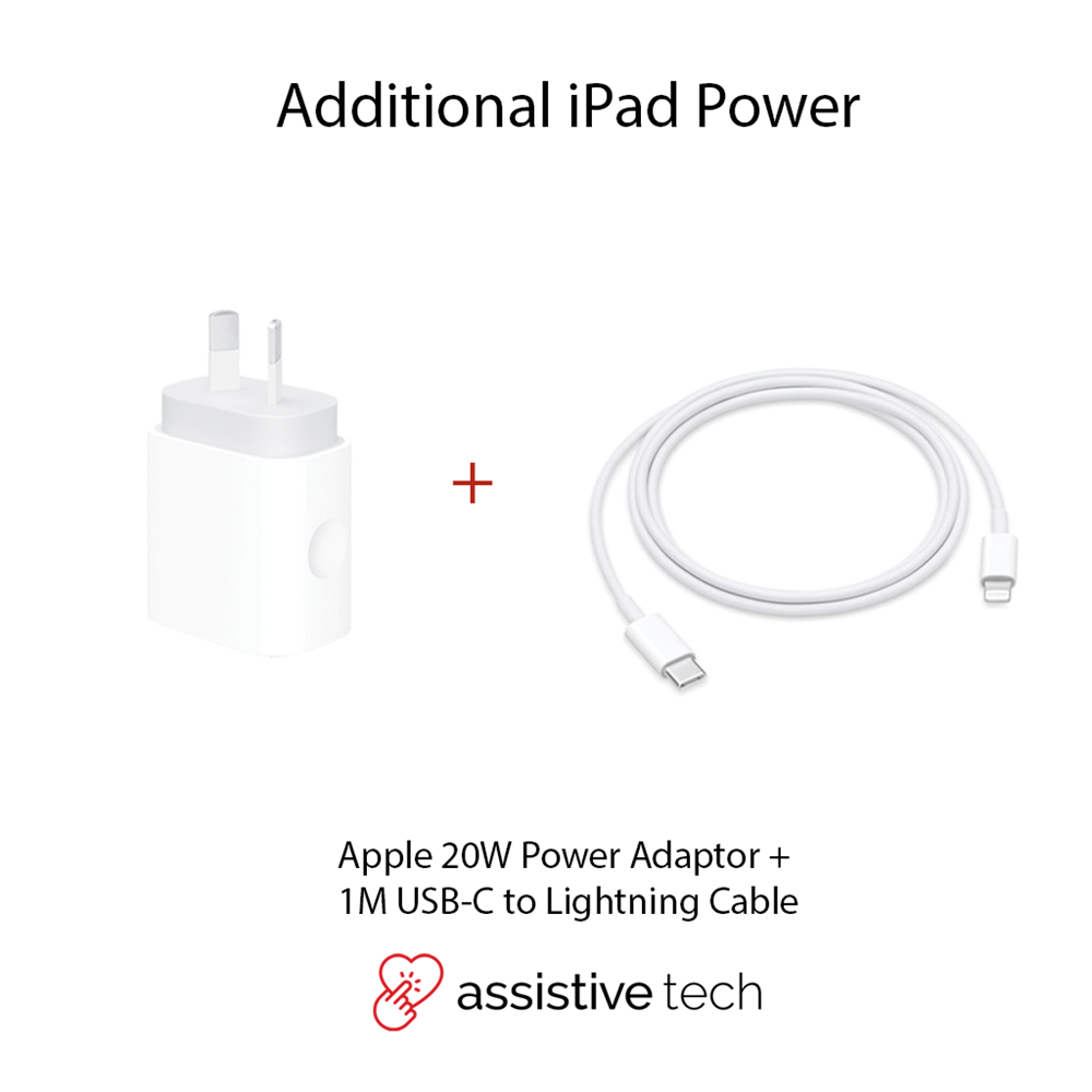 Apple 1M USB-C to Lightning Cable + Apple 20W Power Adapter Bundle ...
